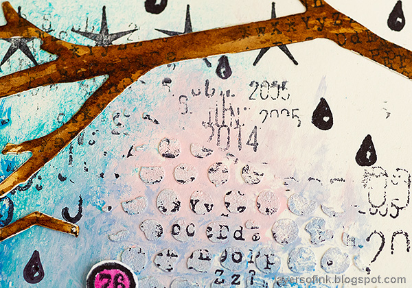 Layers of ink: Dance in the rain tutorial