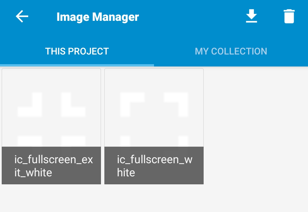 Fullscreen button on VideoView