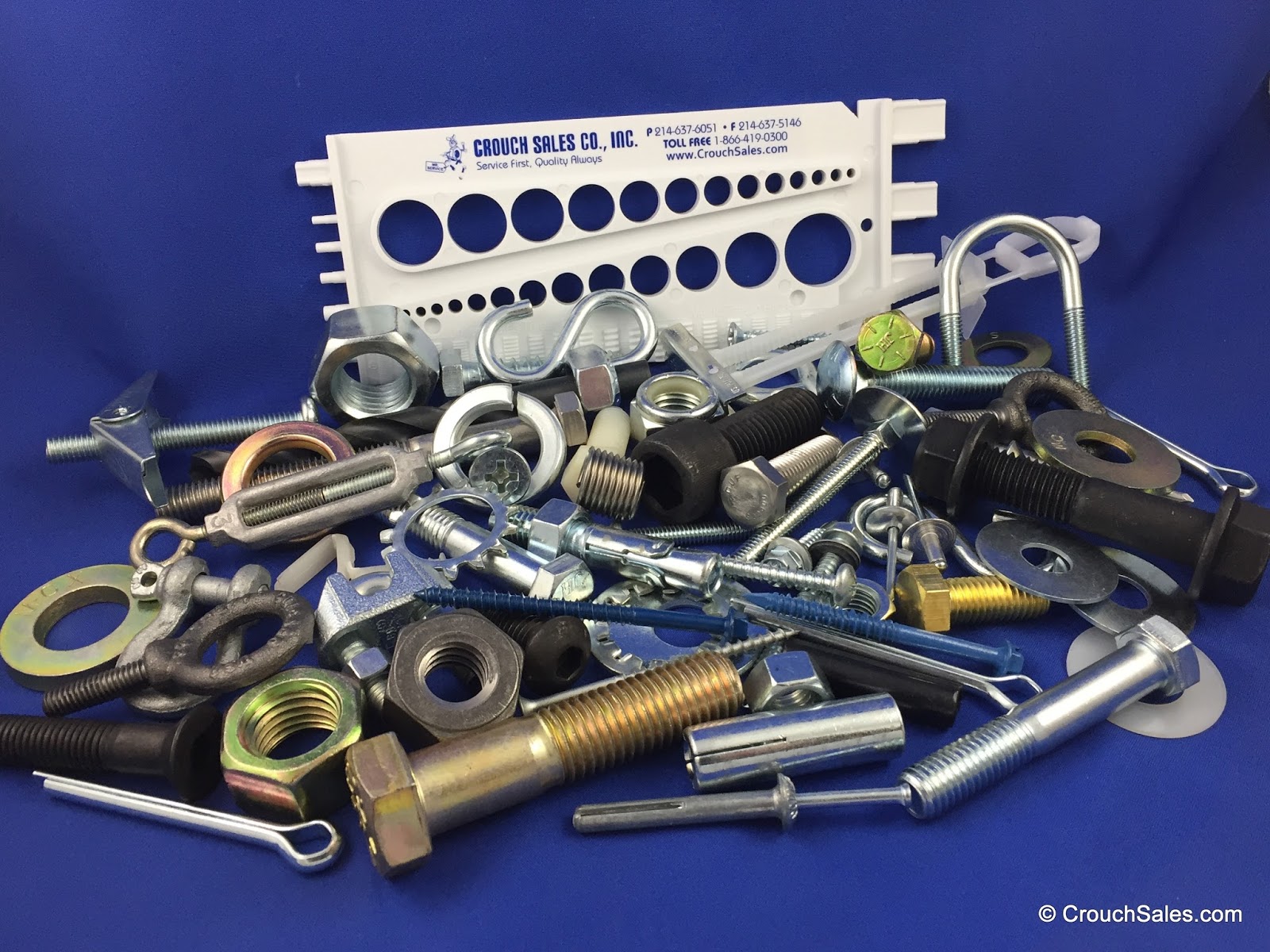 Crouch Sales - Bolts, Nuts, Screws, Drill Bits, Anchors and more
