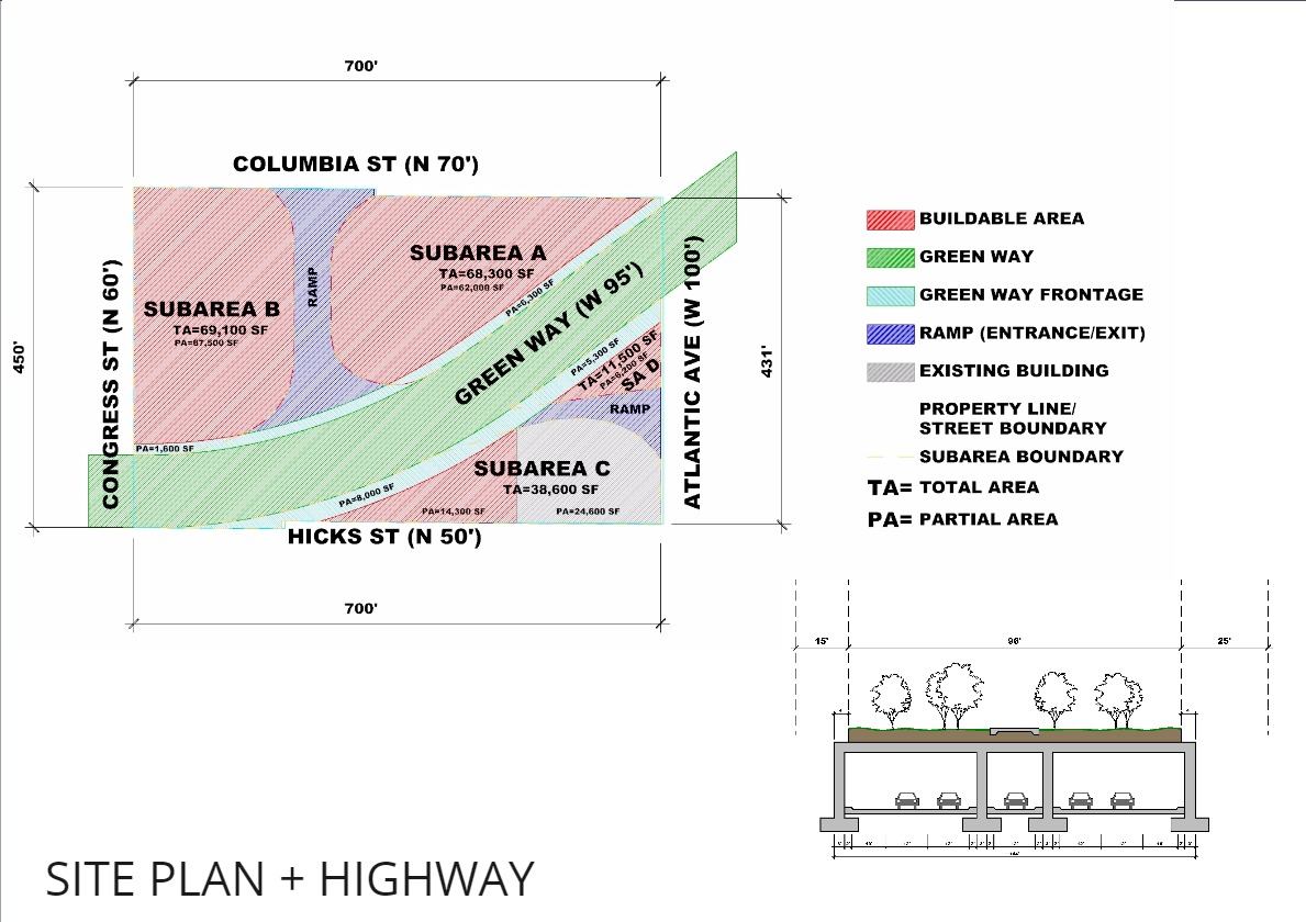 Site Zoning Envelope and FAR Massing
