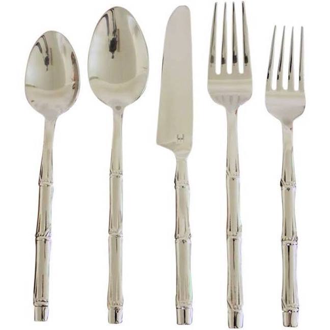 Chinoiserie Chic: Setting the Chinoiserie Table - Bamboo Flatware