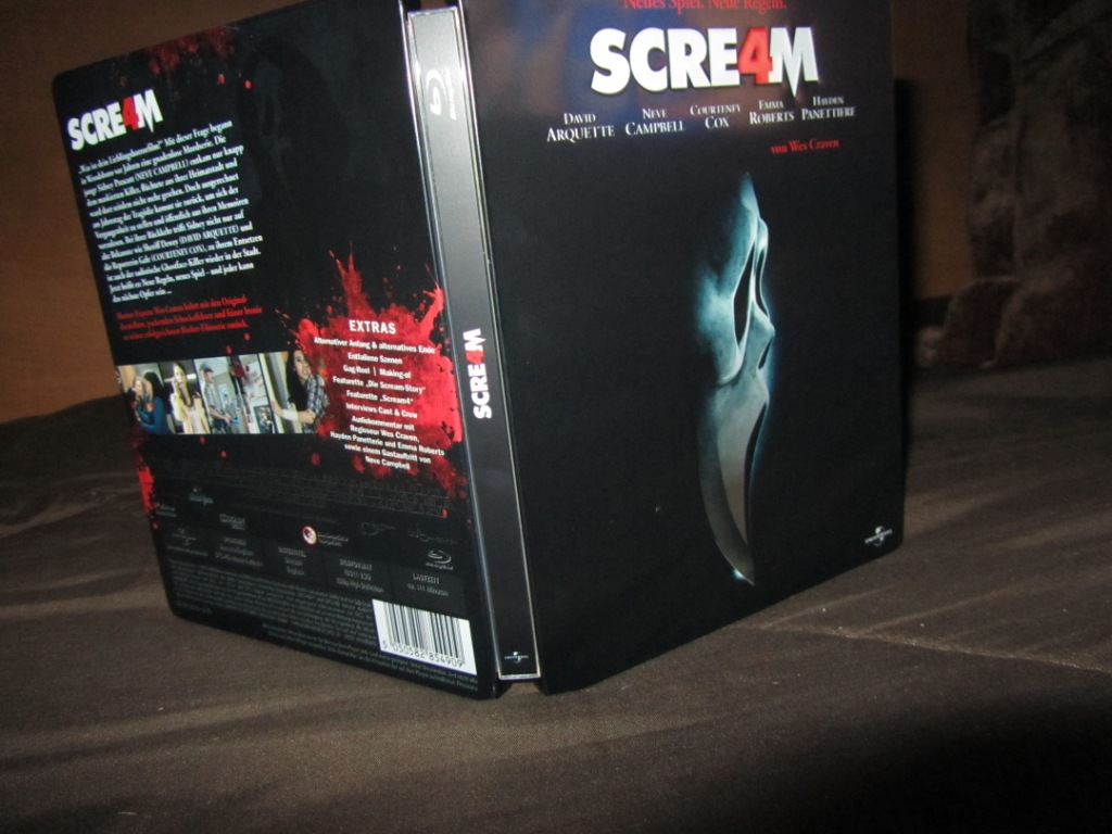 Rafa Collection: Scream 4 steelbook limited edition BD DE