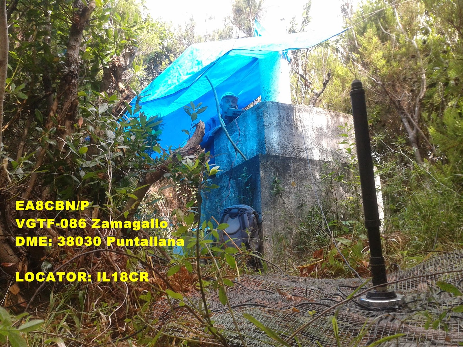 EA8CBN: EA8CBN desde VGTF-086 Zamagallo y VGTF-088 Rehoya