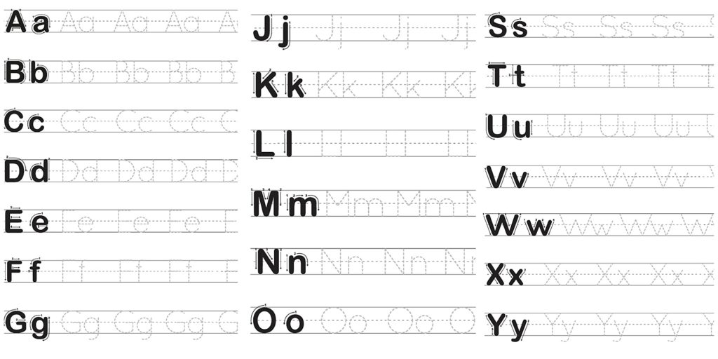 Trace Letters And Numbers ~ Thankyou Letter
