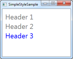 MS.NET COMPLETE GADGET: Introduction to WPF styles