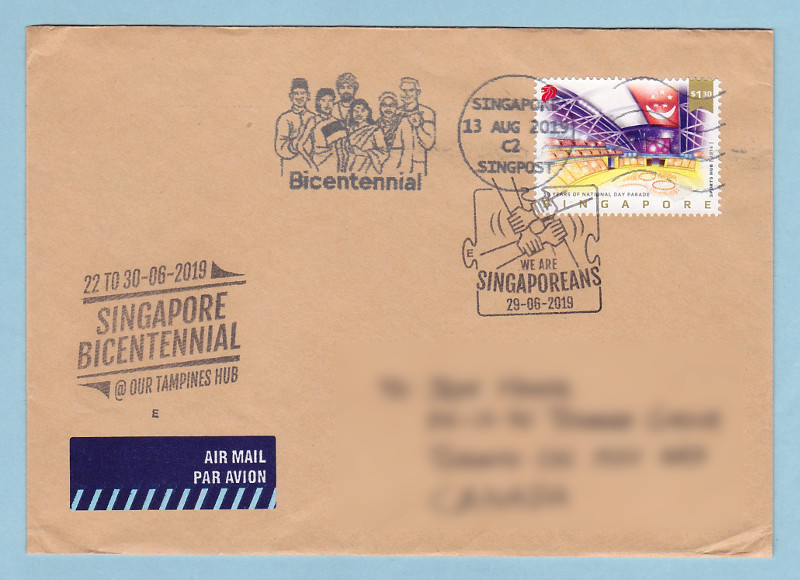 My Stamp Stuff: Singapore Bicentennial