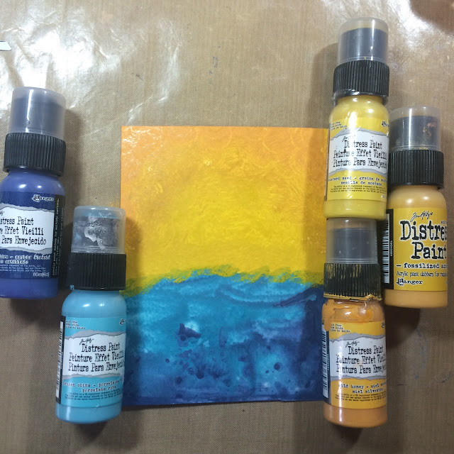 The Damsel of Distressed Cards: Mixed Media Card with Distress Paint ...