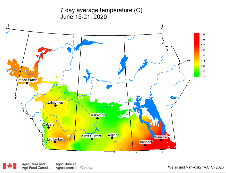 Canadian Prairies Map