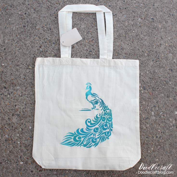 Tropical Tote Bags Summer Camp Craft with Stencil Revolution