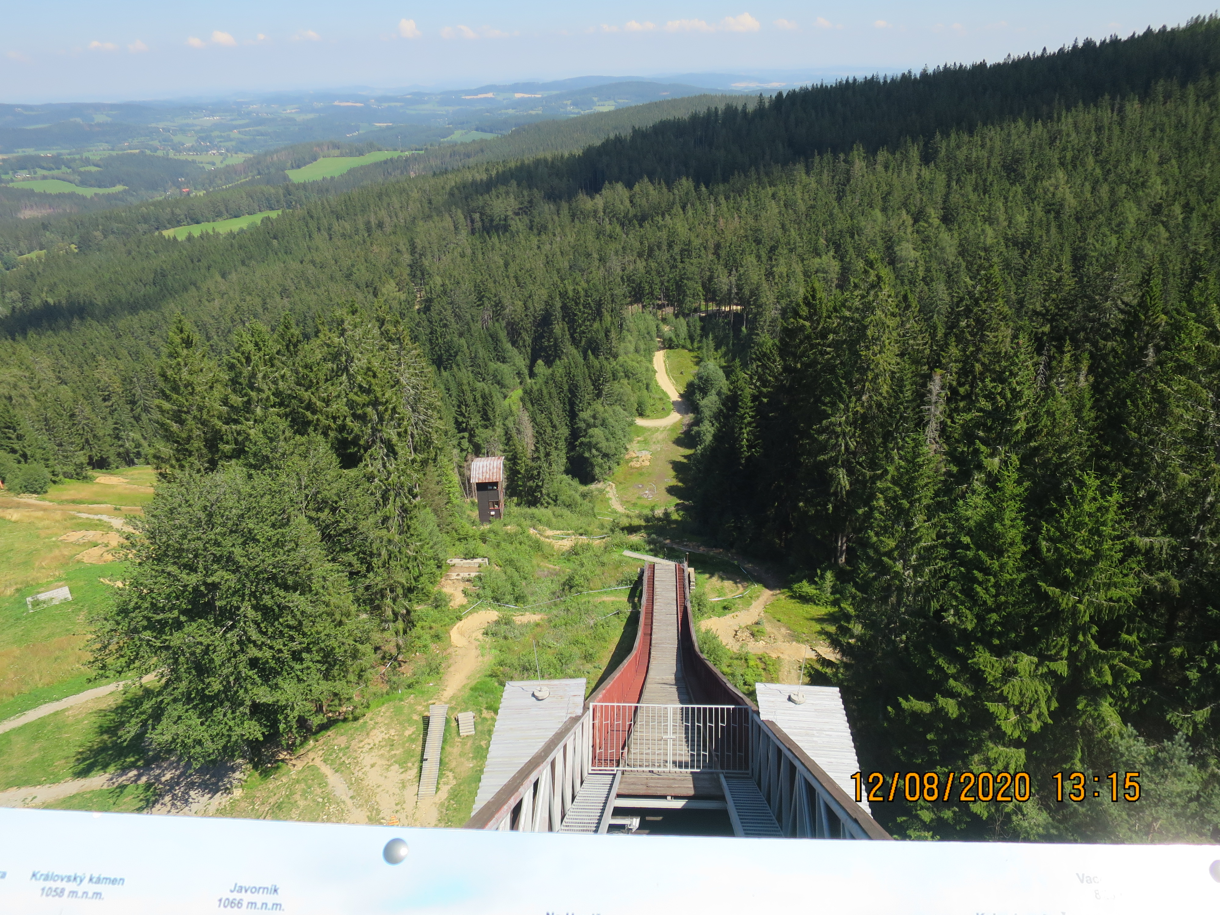 ZADOV, ROZHLEDNA (bývalý skokanský můstek), ŠUMAVA