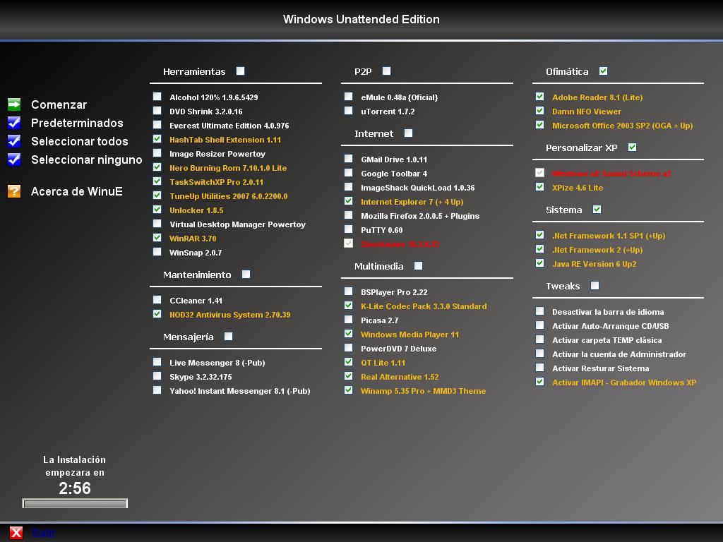 Windows Xp Evolution V2 En Espanol Desatendido