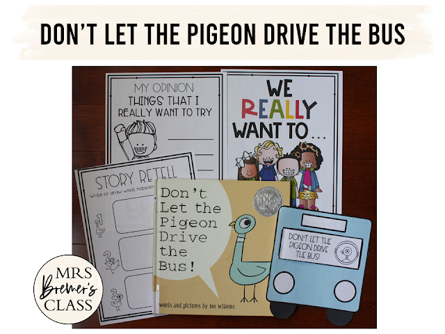 Don't Let the Pigeon Drive the Bus! | Book Study Activities, Class Book ...