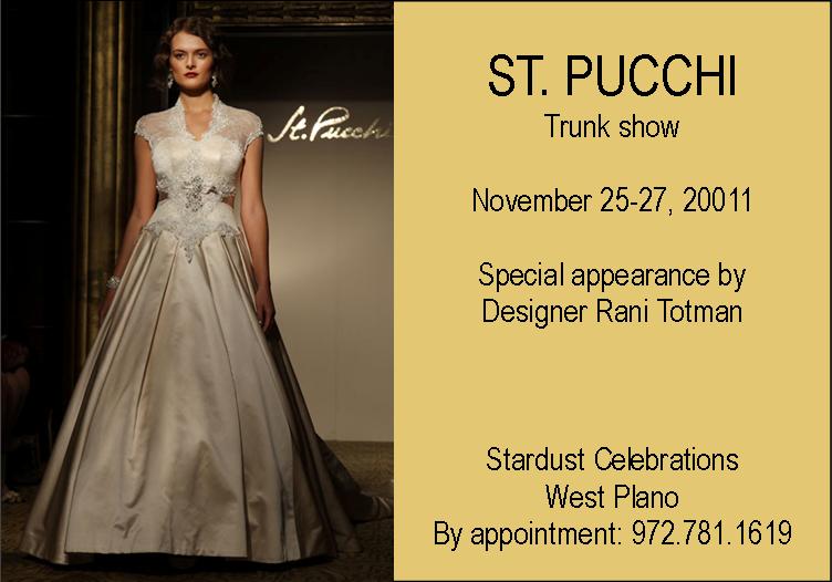 Fly Me to the Moon: Designer Appearance at St. Pucchi Trunk Show This Week