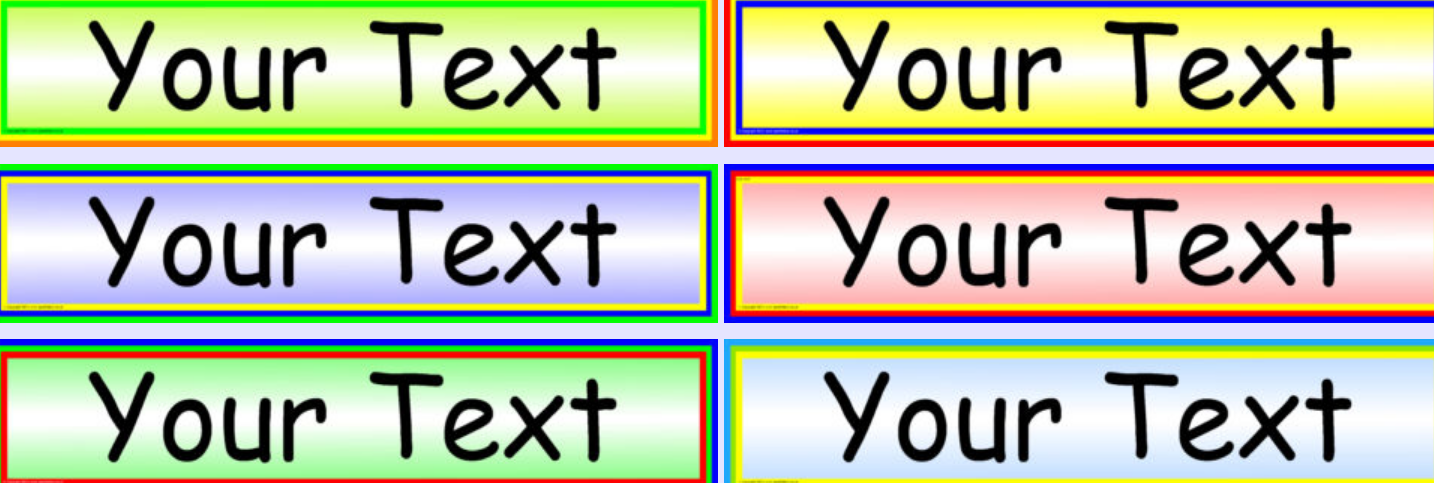 Download Free ClassRoom Editable & Printable Banners, Welcome Sign ...