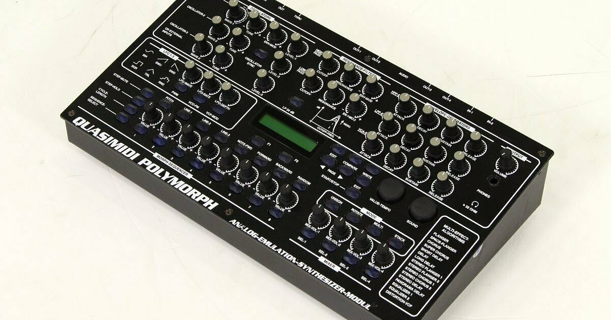 MATRIXSYNTH: Quasimidi Polymorph Anarog Emulation Synthesis