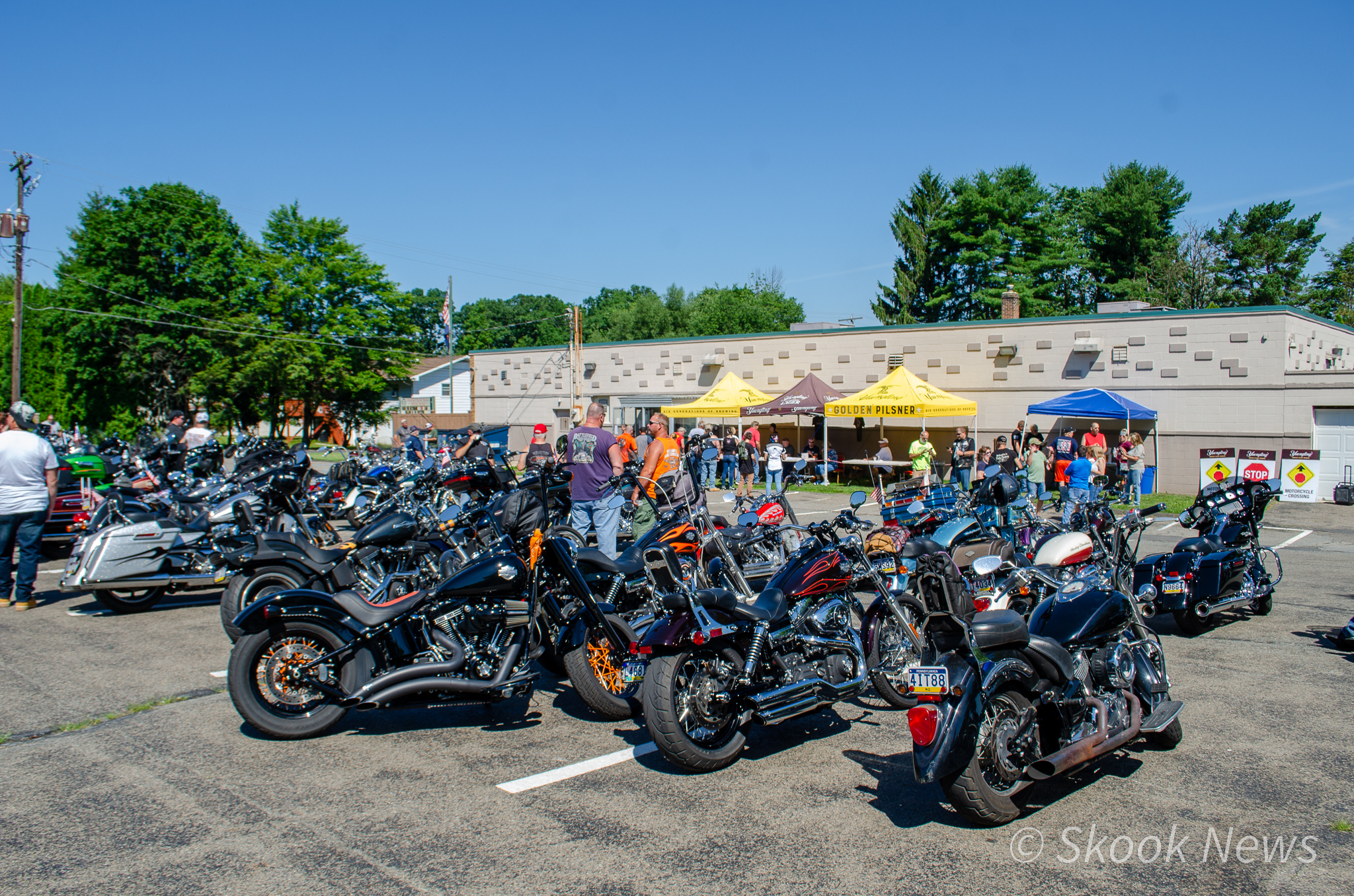 Over 150 Motorcycles Participate in Frackville Elks Ride for Veterans