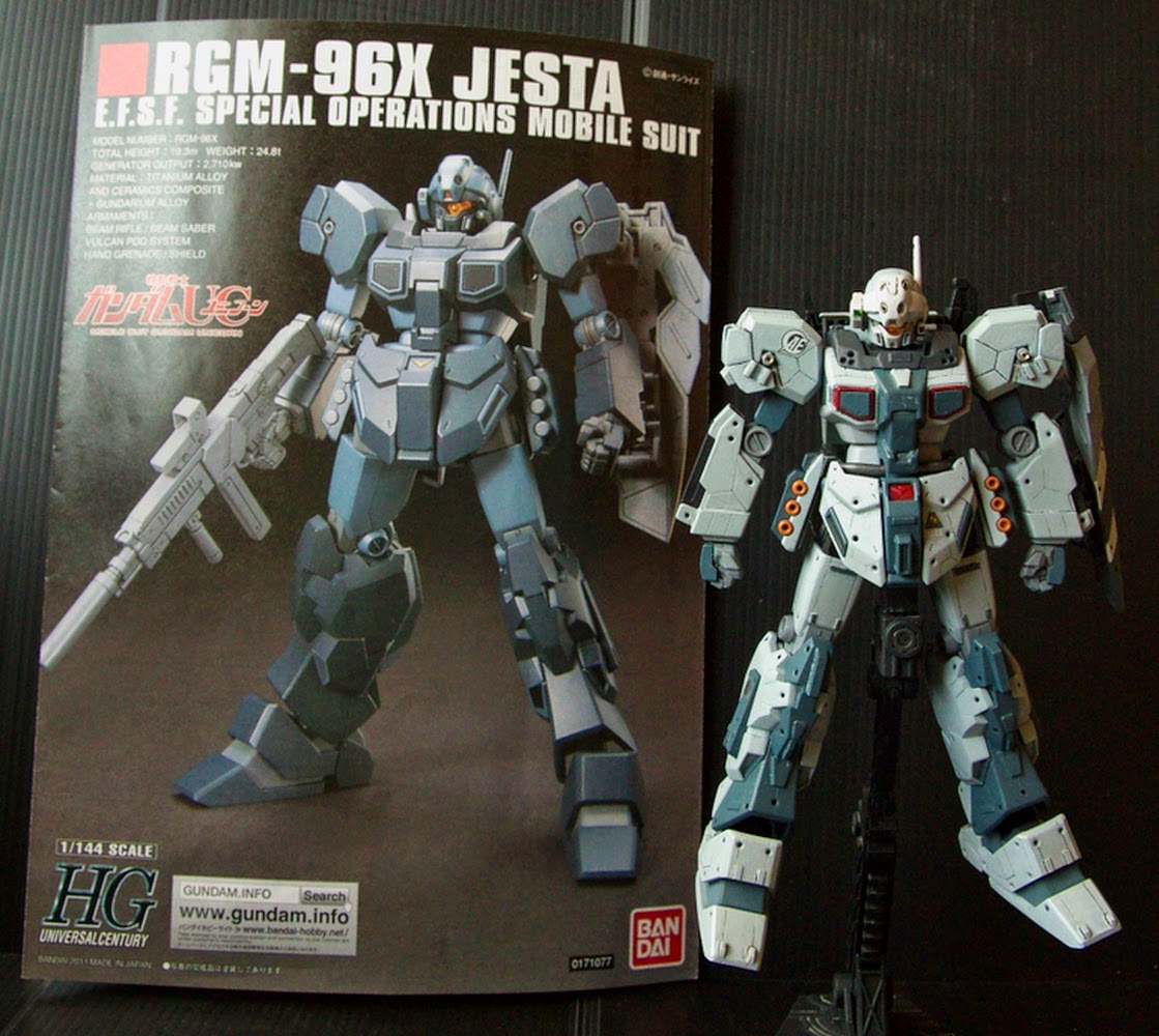 Custom Build: HGUC 1/144 Jesta "Urban Camouflage Ver."