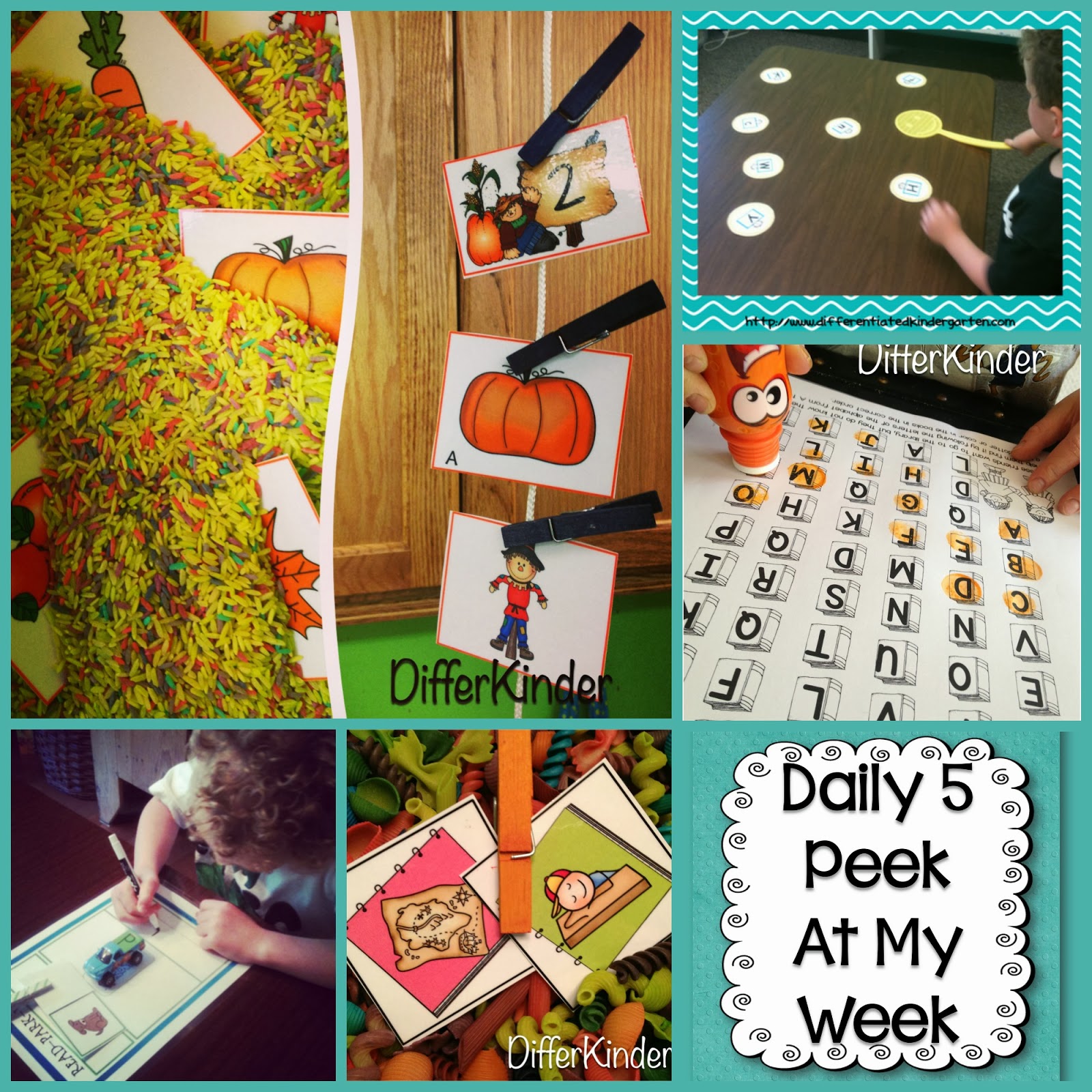 Playing Catch Up With My Daily 5 Plans - Differentiated Kindergarten