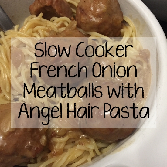 Runs for Cookies: RECIPE: Slow Cooker French Onion Meatballs with Angel ...