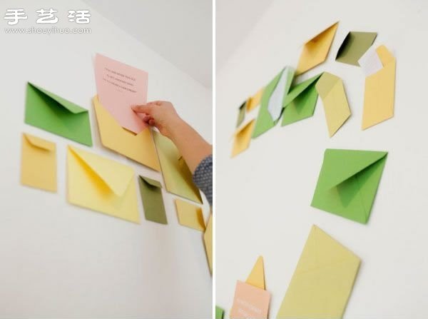 Creative Diy Small Fresh Envelope Wall | DIY Talent