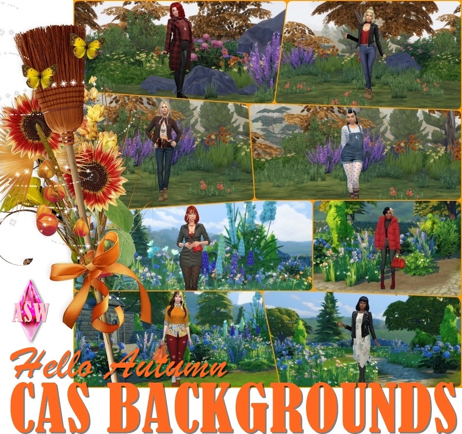 Annett's Sims 4 Welt: CAS Backgrounds "Hello Autumn"