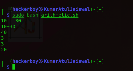 Bash Scripting With Add Numbers Via Expr And Let Cmd