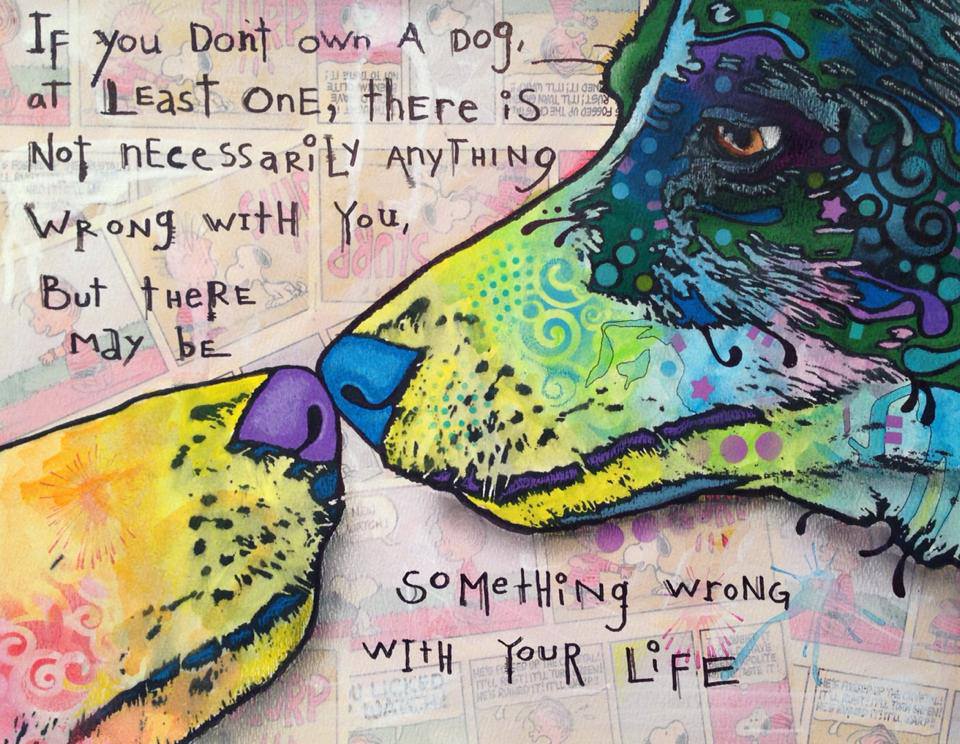 House Sits Blog : Dog art by Dean Russo