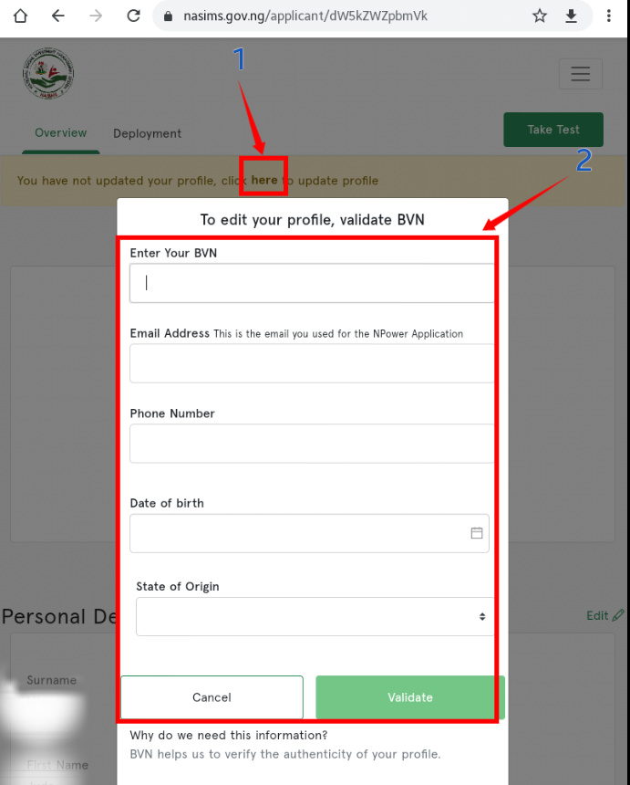 N-power Batch C: How to correctly update record and Take Test ...