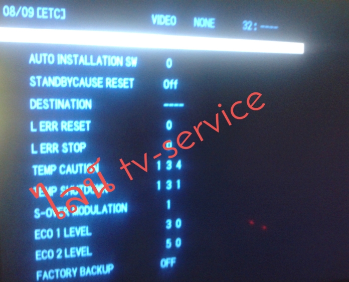 Professional TV Repair: ทีวีเปิดไม่ติด ไฟแดงกระพริบ Error Code