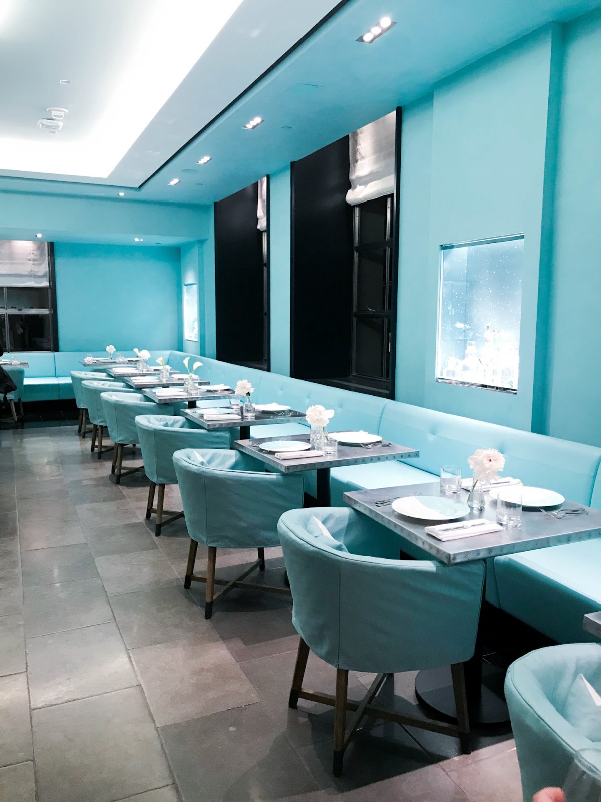 PRANCHETA DE ARQUITETO: PROJ CAFETERIA: THE BLUE BOX CAFÉ AT TIFFANY'S, NYC