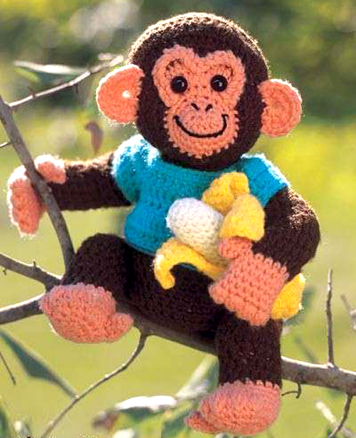 Beautiful Skills - Crochet Knitting Quilting : Charlie Chimp - Free Pattern