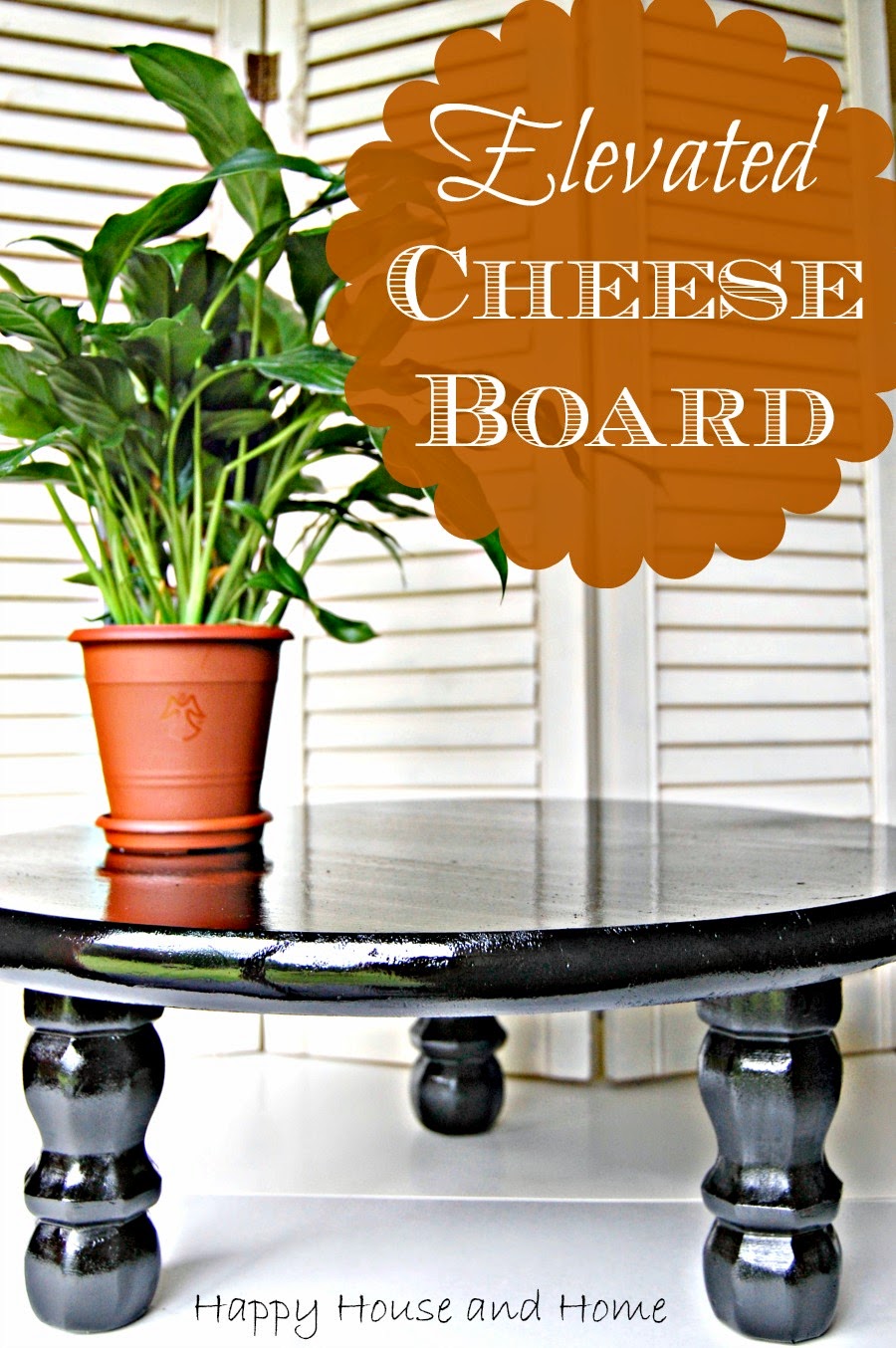 DIY Elevated Cutting Board - Thriifty Decor Chick