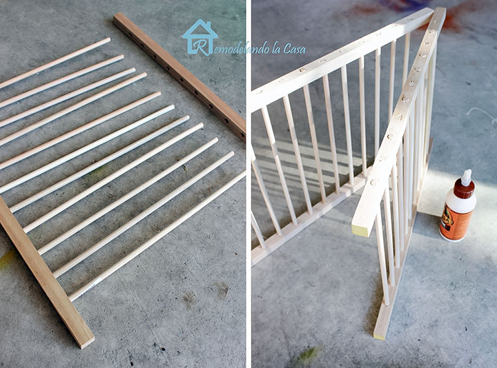 DIY - Inside Cabinet Plate Rack - Remodelando la Casa