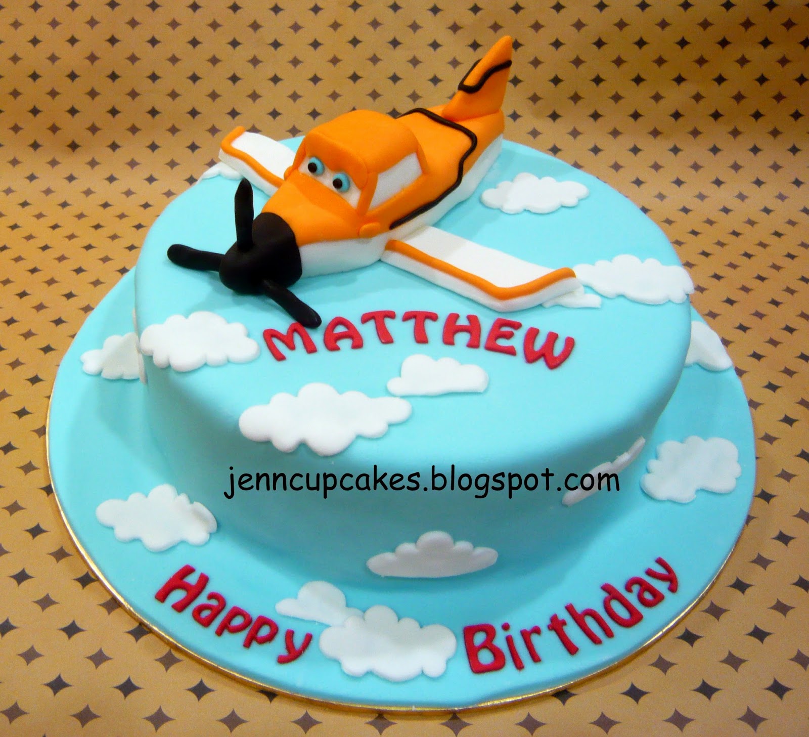 Dusty Planes Cake