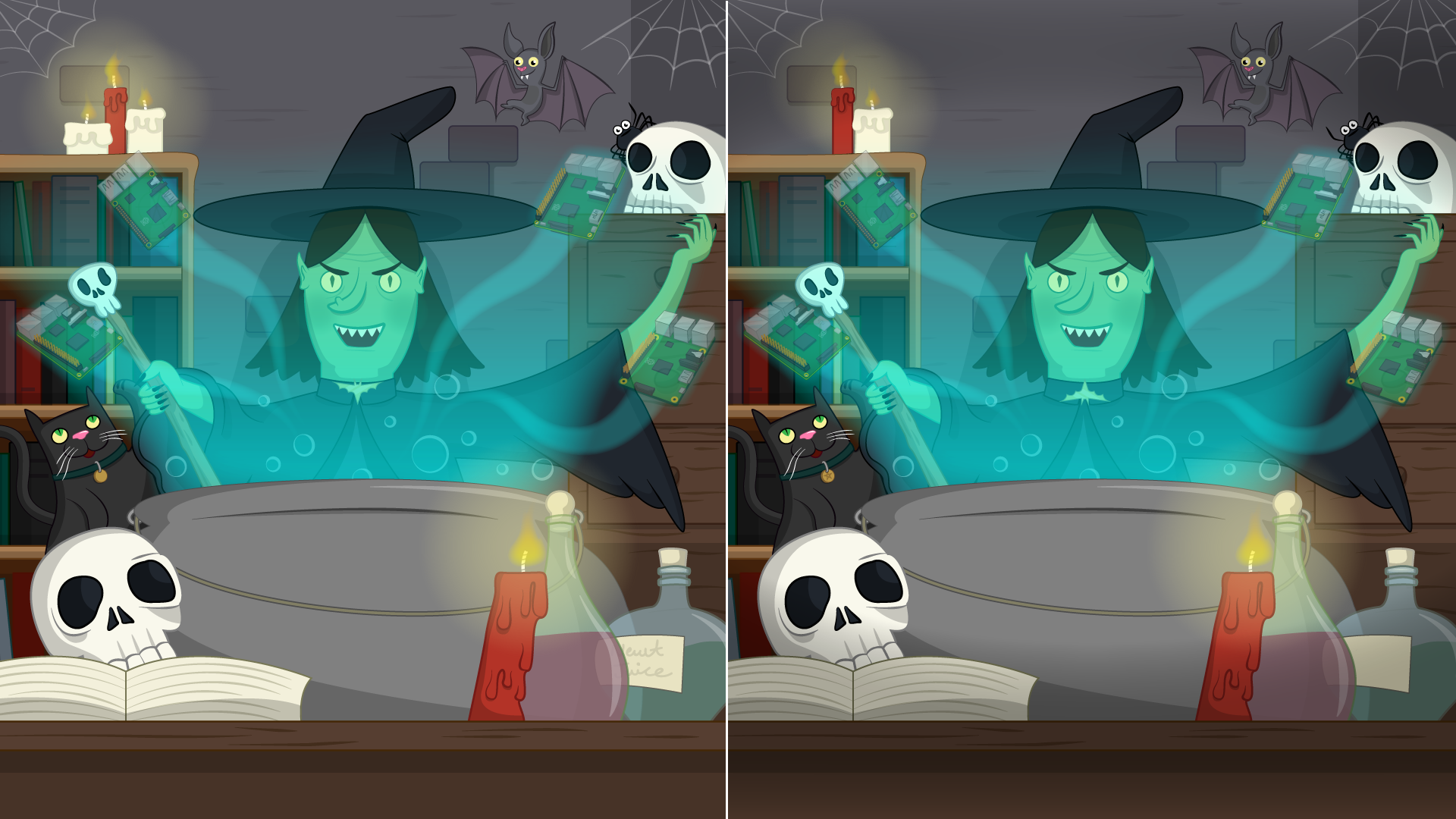 Scary spot the difference using Python