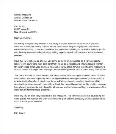 Letter Of Interest Email Template ~ Resume Letter