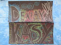 Name Projects... | Art Teachers Give a Hoot