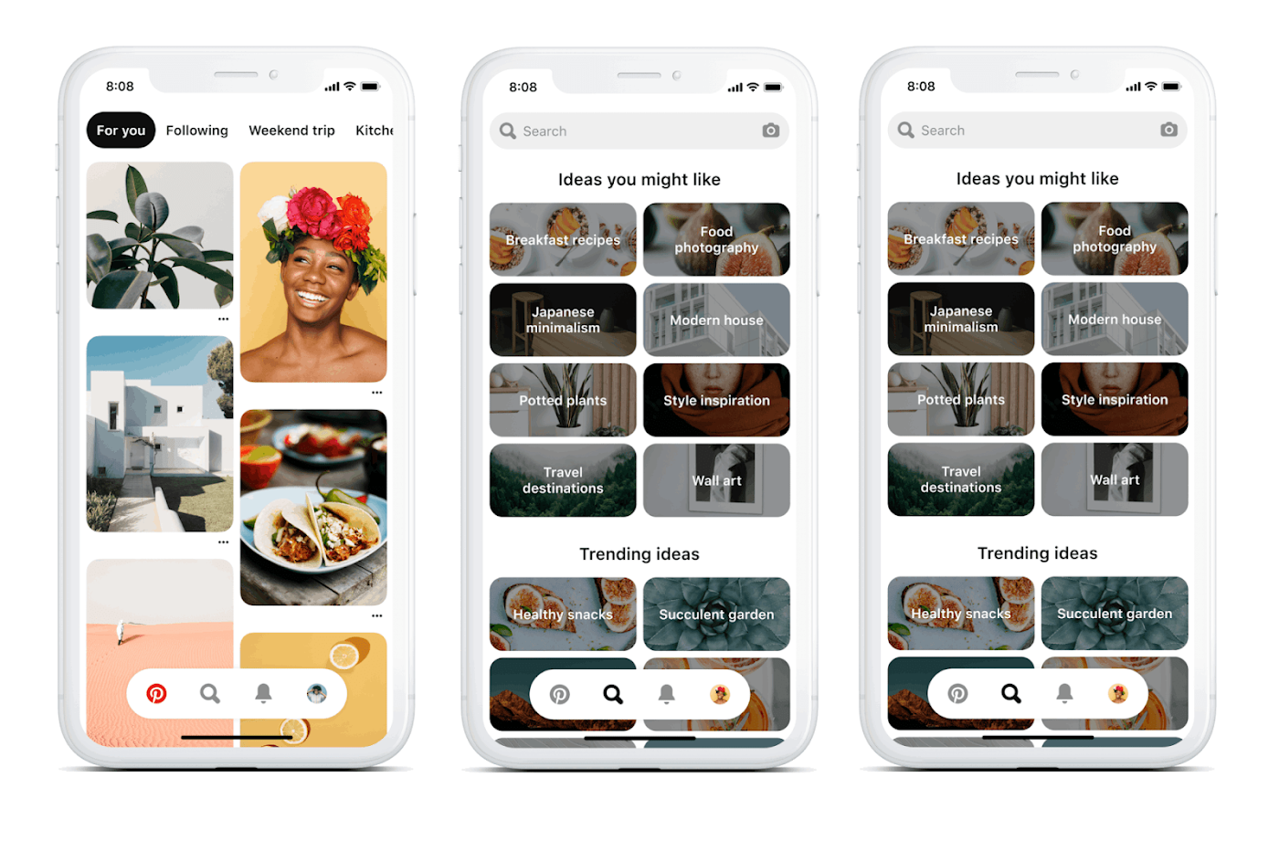 Pinterest is finally rolling out its updated app design