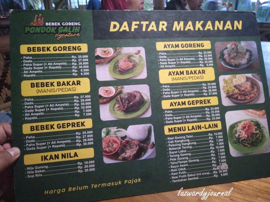 Kuliner Lagi di Bebek Goreng Pondok Galih : Gajah Mada, Lombok ...