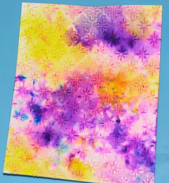 Ink Stains: Embossing & Color Burst
