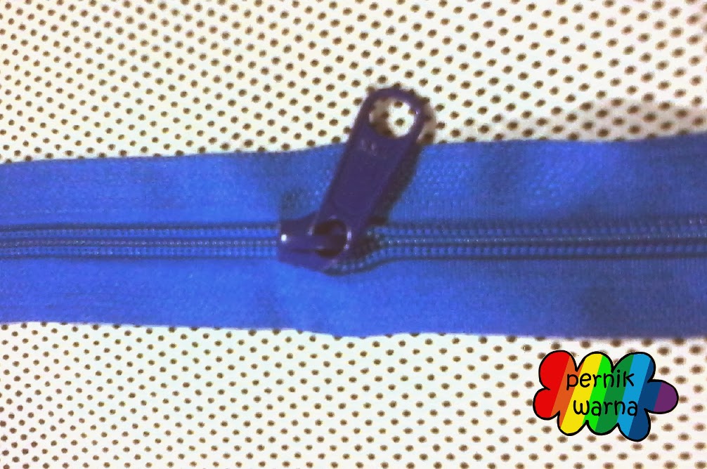 Pernik Warna: Cara Memasang Kepala Resleting