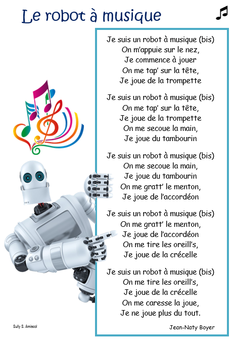 Amiscol: Chansons de robots