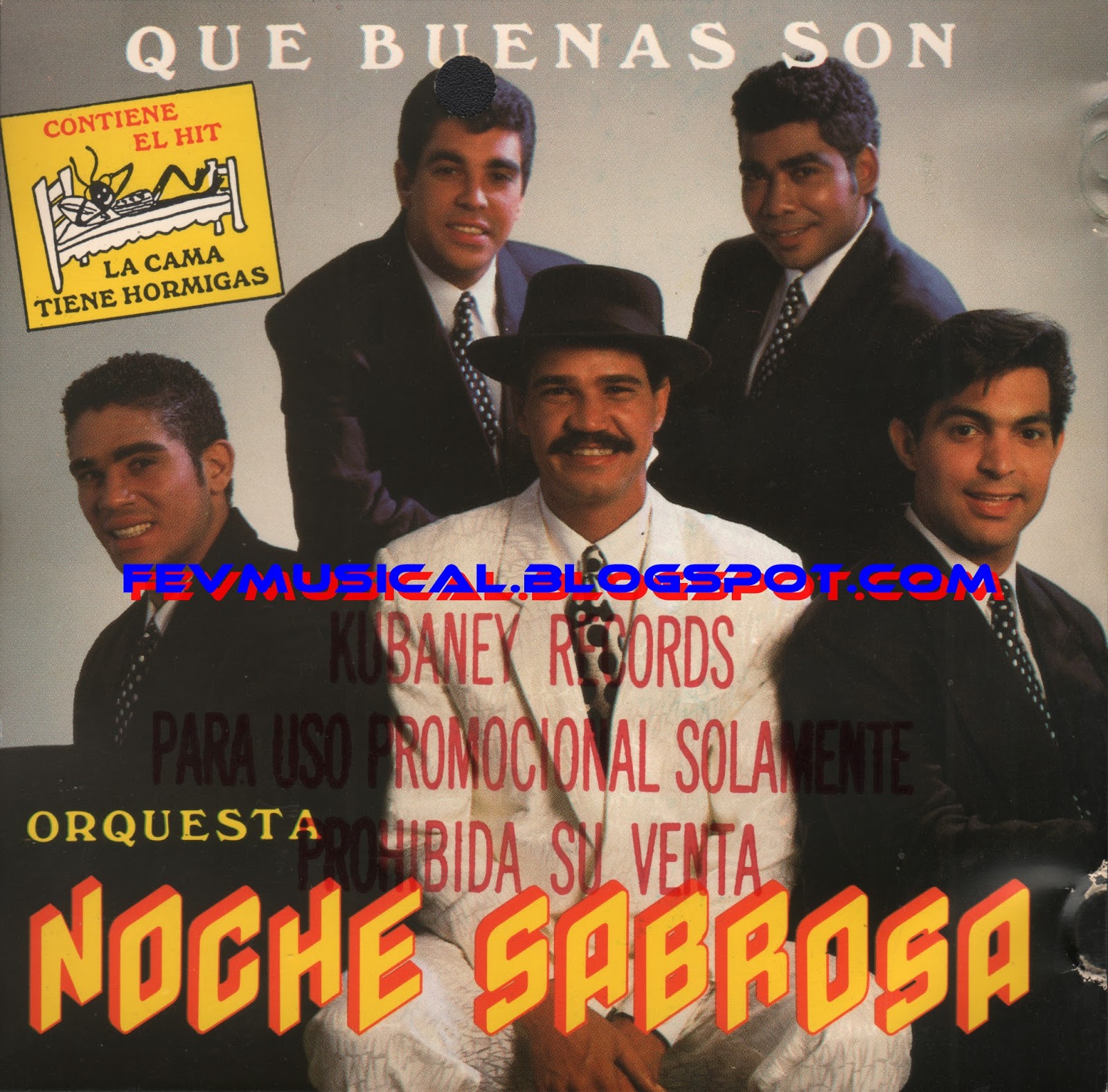 FEV MUSICAL: 1992 - Orquesta Noche Sabrosa - Que Buenas Son (Kubaney)