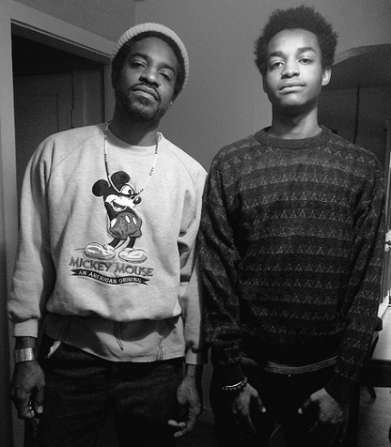 Andre 3000 shares photo of himself with his teen son