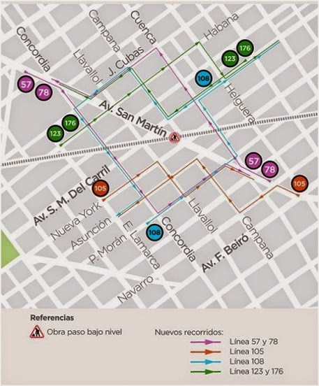 villas: Cierran la Av. San Martín y las vías del Urquiza para la ...