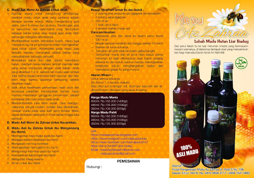BROSUR MADU Az ZahrAA