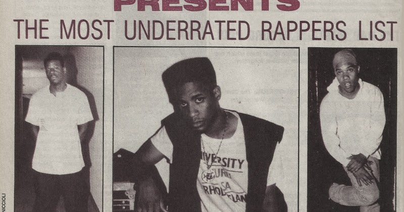 Hip-Hop Nostalgia: Rap Masters: "The Most Underrated Rappers List" (1991)