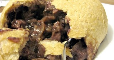 Suet beef pie
