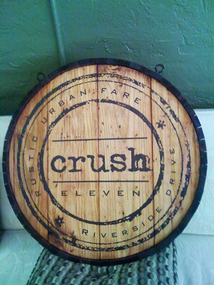 A1A Sign Wave: Crush Elevens Custom Wine Barrel Sign //A1A Sign Wave A1A Sign Wave: Crush Elevens Custom Wine Barrel Sign //A1A Sign Wave