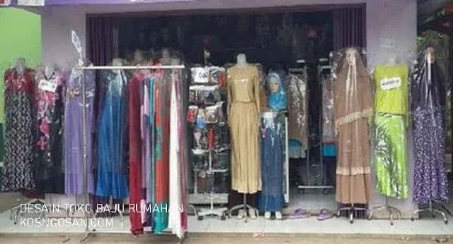30 Desain Toko Baju Rumahan yang Minimalis - KOSNGOSAN